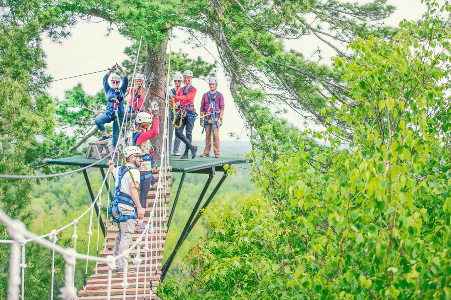 Thrilling 7-Line Zipline Tour | Brainerd Zipline Tour